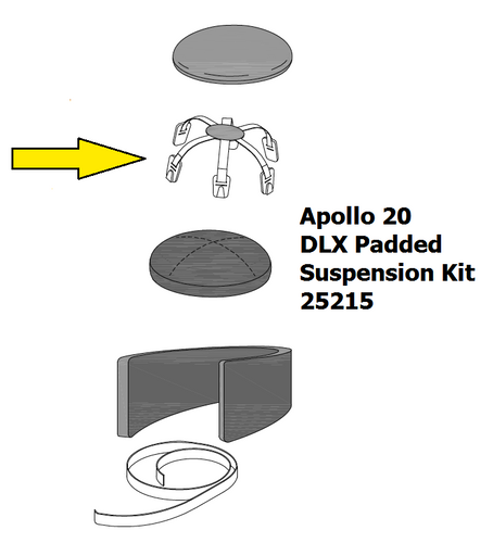 Clemco Apollo 20 DLX Suspension Web
