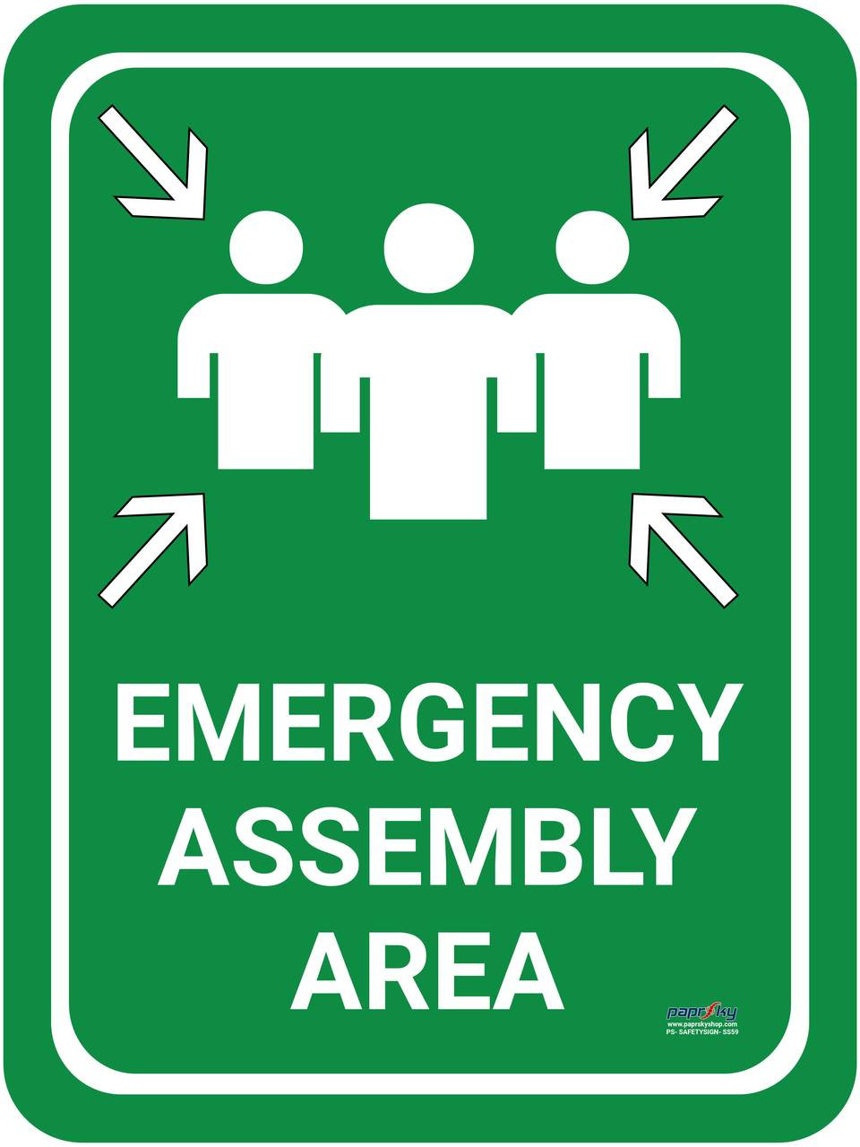 Safety sign - Emergency Assembly Area