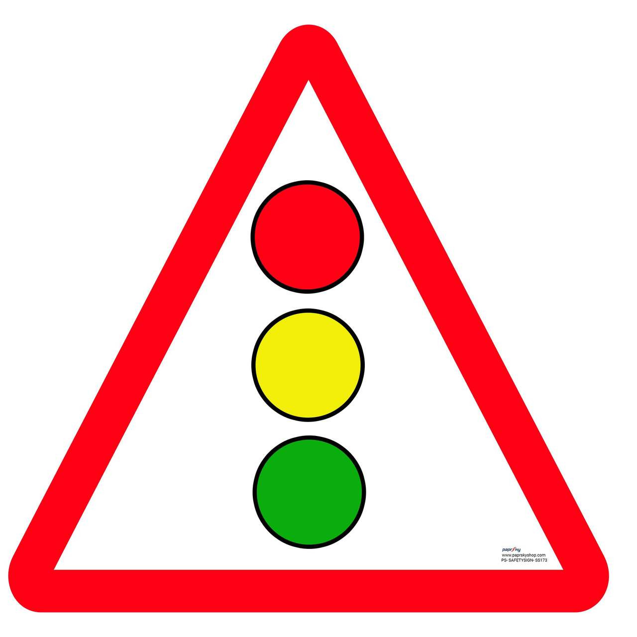 Safety Sign - Traffic signal ahead