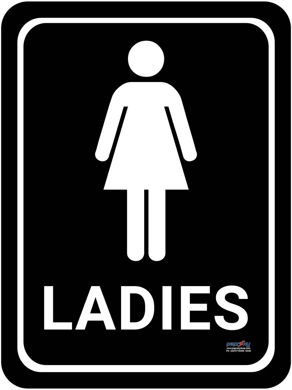 Safety sign - Ladies