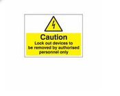 Safety Lockout Tag Tear Proof Double Sided Danger Do Not Start in ...