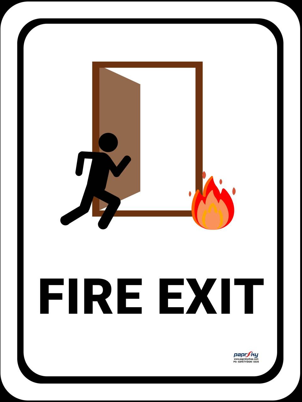 Safety sign - Fire Exit