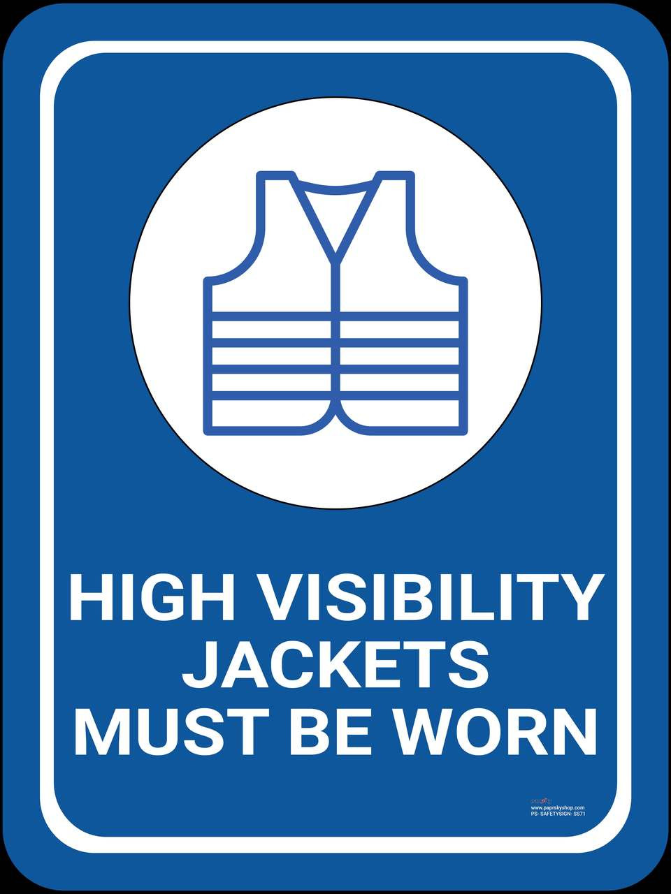 Safety sign - Life Jacket
