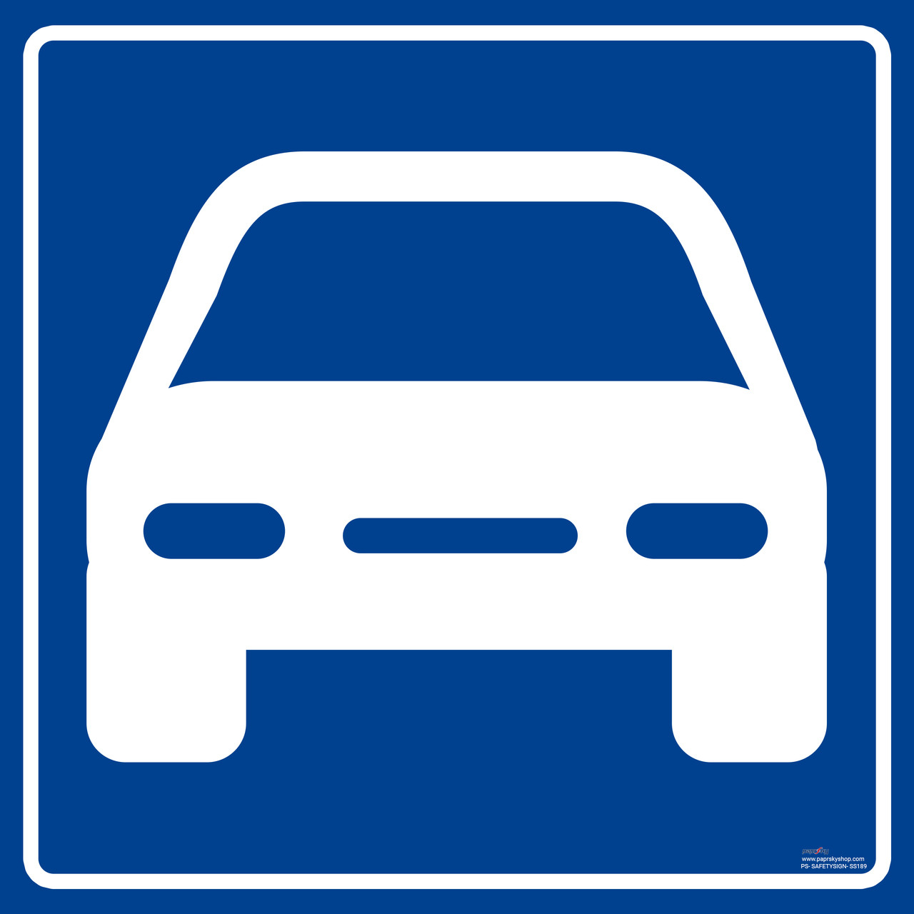 Safety Sign - Car Parking