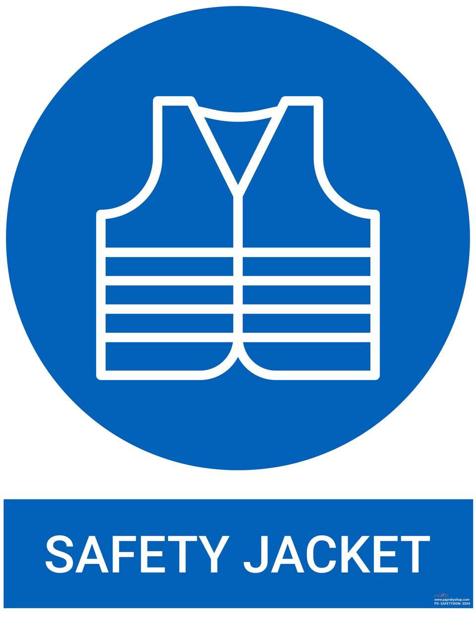 Safety sign - Safety jacket