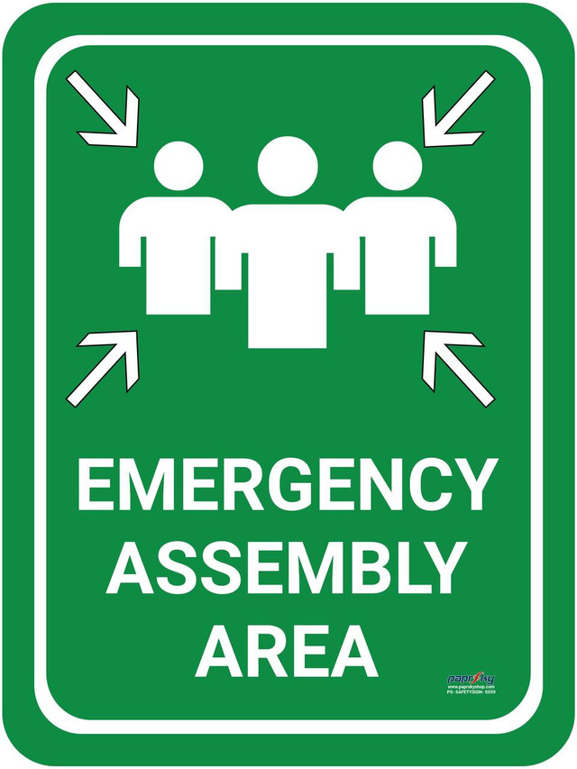 Safety sign - Emergency Assembly Area