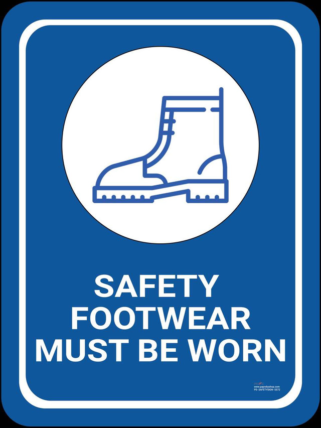 Safety sign - Safety footwear must be worn
