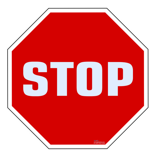 Safety Sign - Stop 2