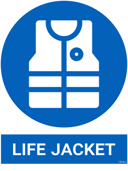 Safety sign - Life Jacket