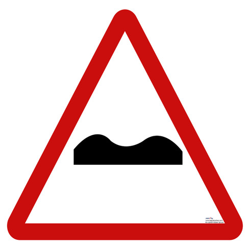 Safety Sign - Uneven road