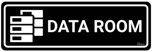 Safety sign - Data room