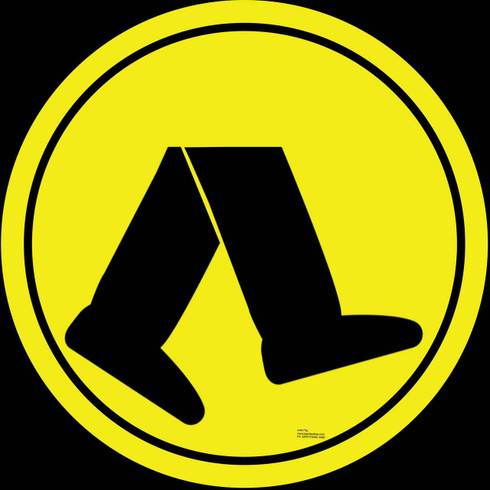 Safety sign - Walking