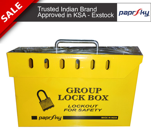 Group Lock Box Yellow PS-LOTO-GLB-13, Loto box KSA