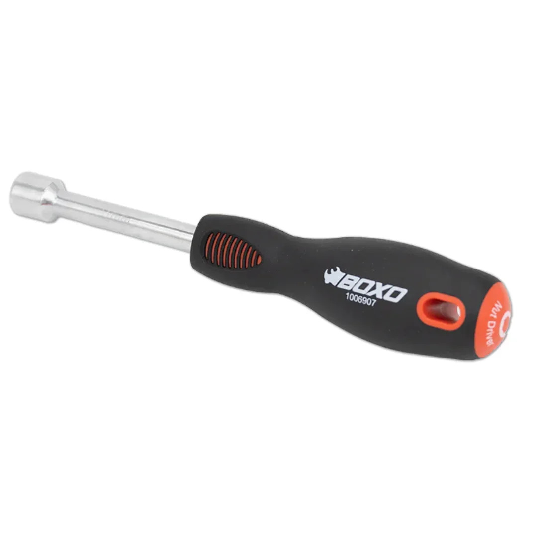 Boxo BX518-R2 7-Piece Metric Nut Driver Set with Hollow Shank