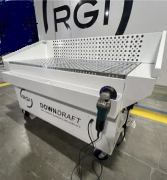 RGI Down Draft Table