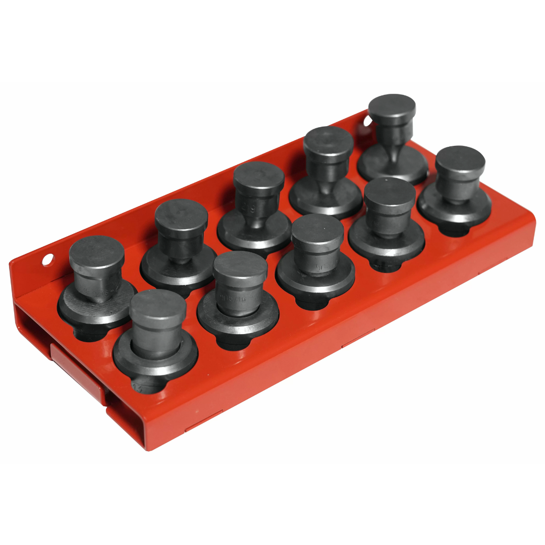 Edwards PD1500 10 Piece Round Punch & Die Set with Punch & Die Tray