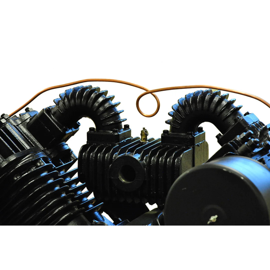 EMAX 25HP 98CFM 2 Stage Pump Pressure Lubricated Reciprocating Bare ...