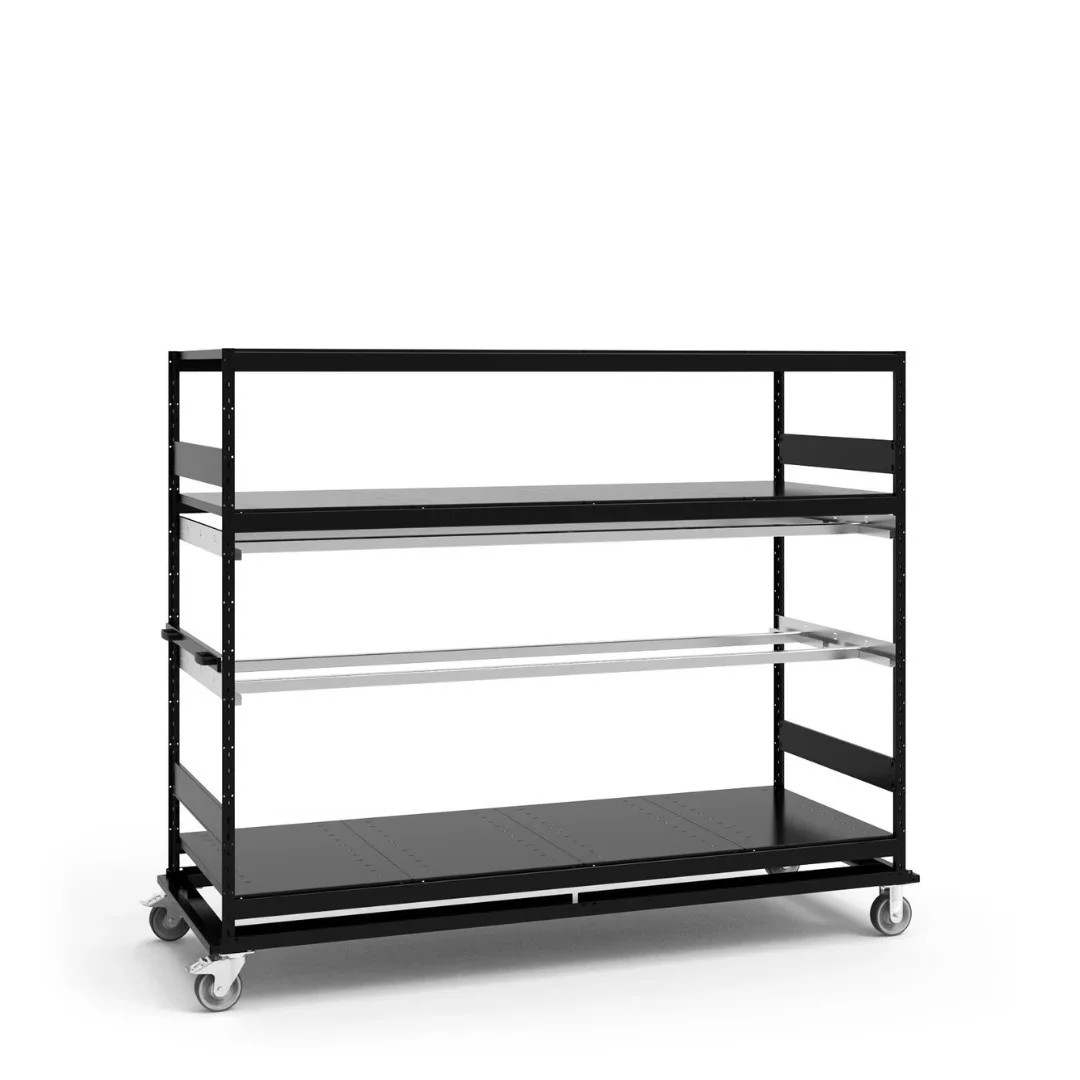 Rousseau Metal SRP3478M Mat Rack (Double) (Mobile) (96"W x 36"D x 75"H)