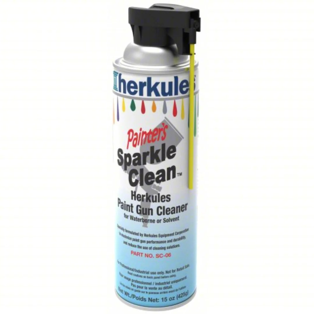 Herkules SC06 Sparkle Clean: 15 oz. Aerosol Cleaner 6 Pack Case