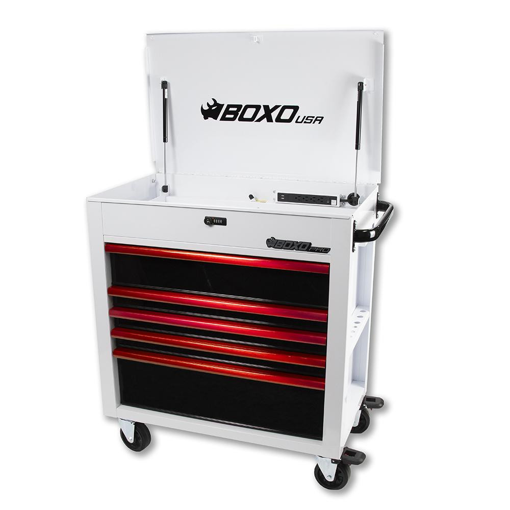 Boxo AT1800-W 32 1/2" Pro Series Side Locker (Gloss White)