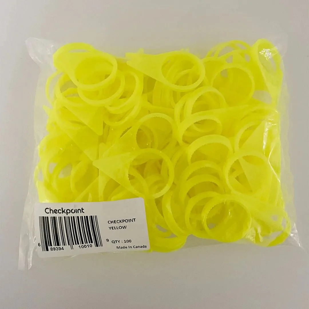 Checkpoint CPY40 Checkpoint Wheel nut indicator - Yellow 1 9/16 in (40 ...