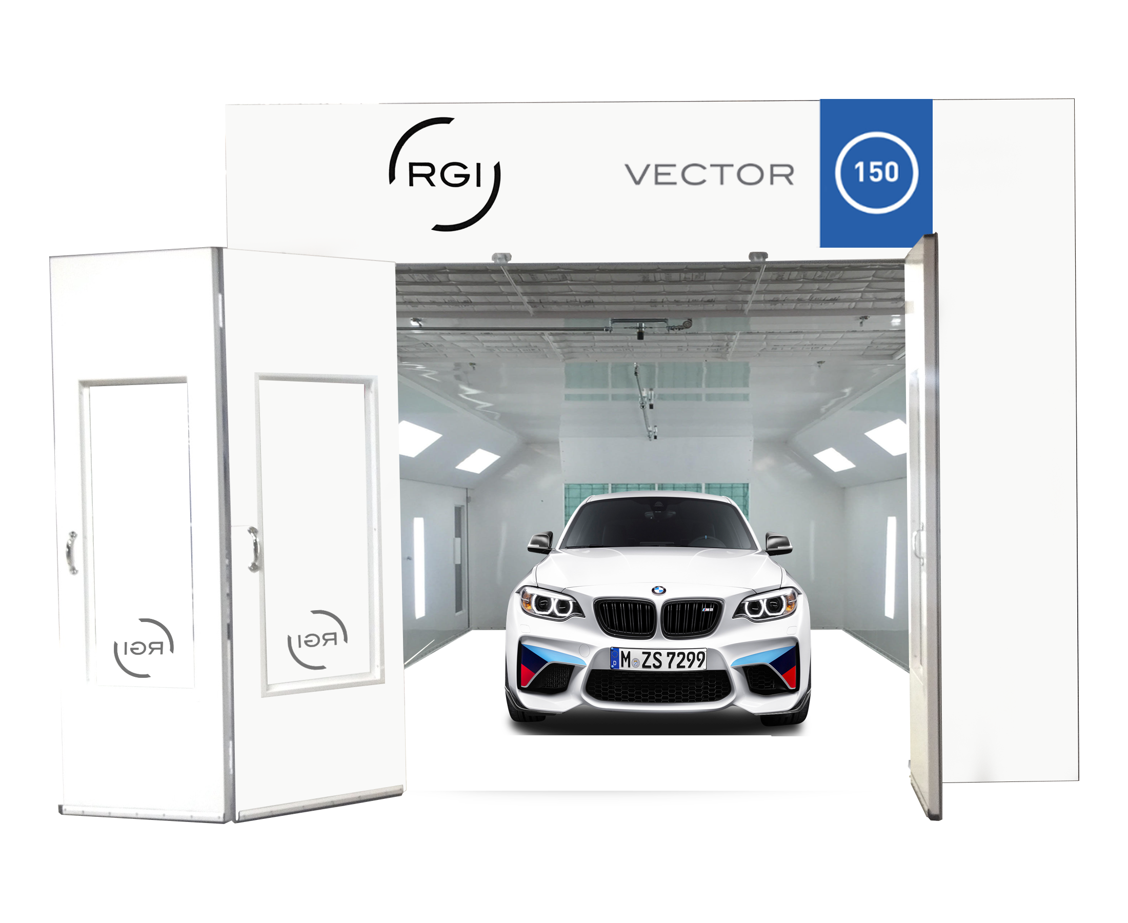RGI VECTOR T Single Wall Semi Down Draft Spray Booth