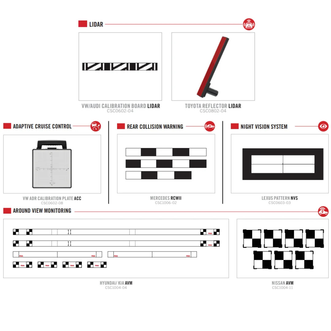 Autel ADASAVM1 Standard Frame AVM Camera Calibration Package