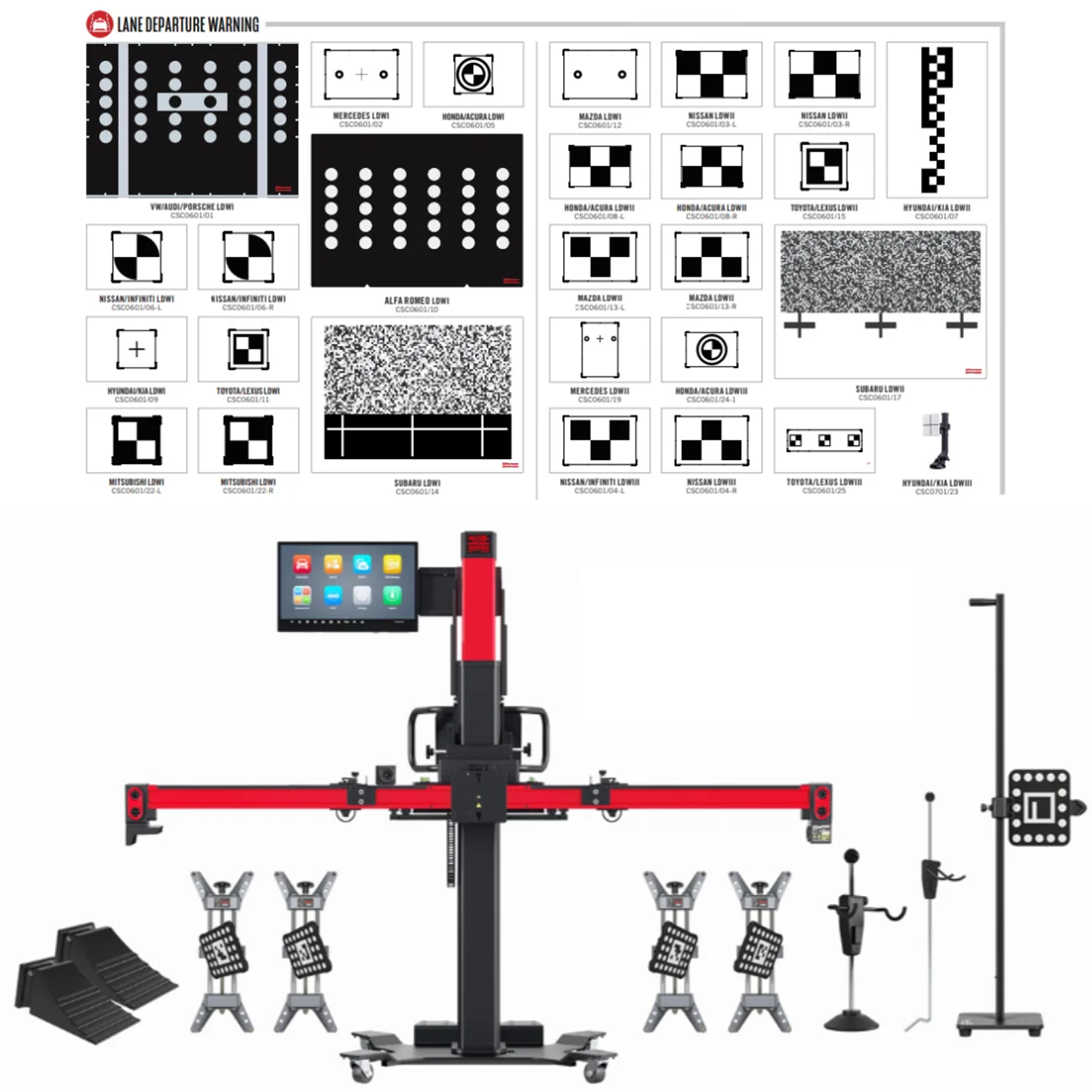 Autel IA900AS Wheel Alignment IA900WA and All Systems ADAS Calibration Package