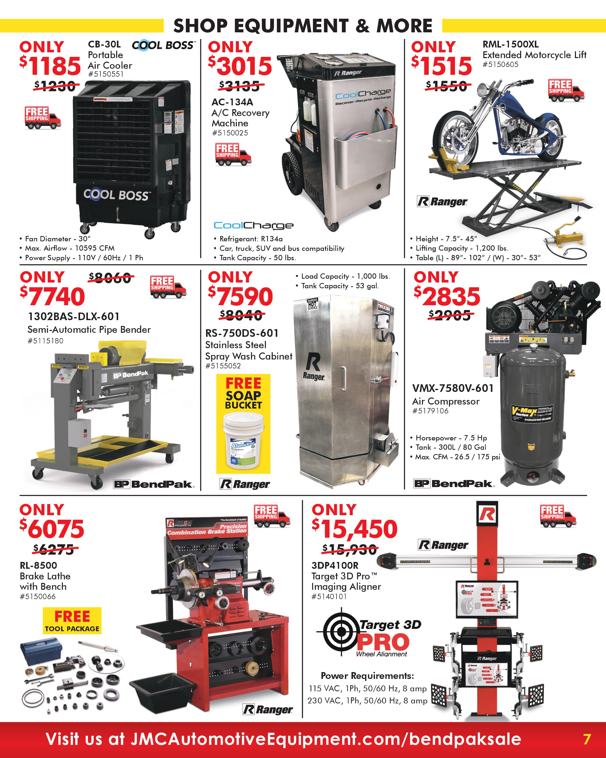 Bendpak Sale December 2019