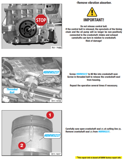 Assenmacher Specialty Tools BMW 9235 Frt Crank Seal Inst Adp