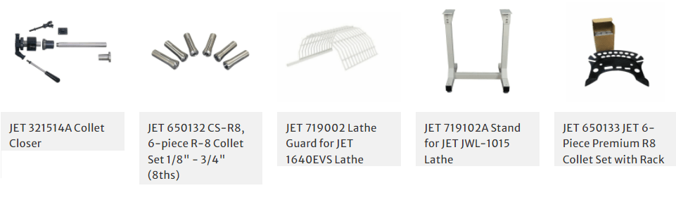 JET Tools 650014 16PC CS-5C COLLET SET