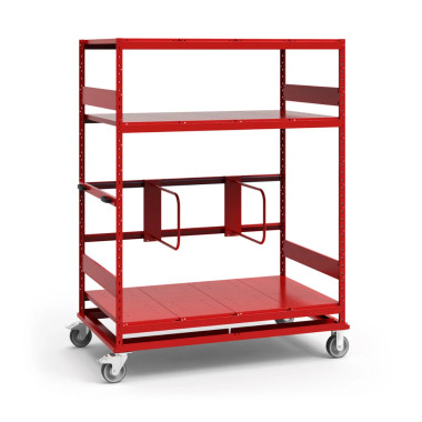 Rousseau Metal SRP1431M Sheet Metal Rack (60"W x 36"D x 75"H) (Mobile)