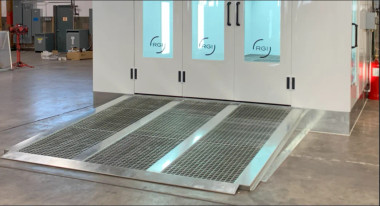 RGI Filtered Floor Plenum for Stealth Booth