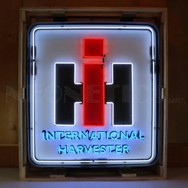 Neonetics 9CASEH International Harvester Ih Neon Sign In Steel Can