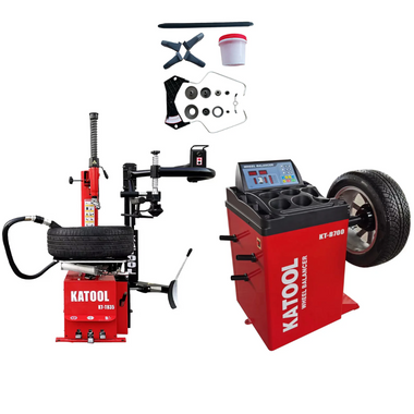 Katool Combo 13: Tire Changer KT-T835 & Wheel Balancer KT-B700 with ...