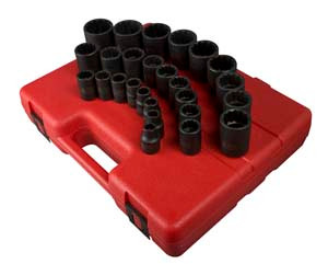 SUNEX TOOL - CC 2826 26 Pc 1/2" Dr Automotive Shop Tools
