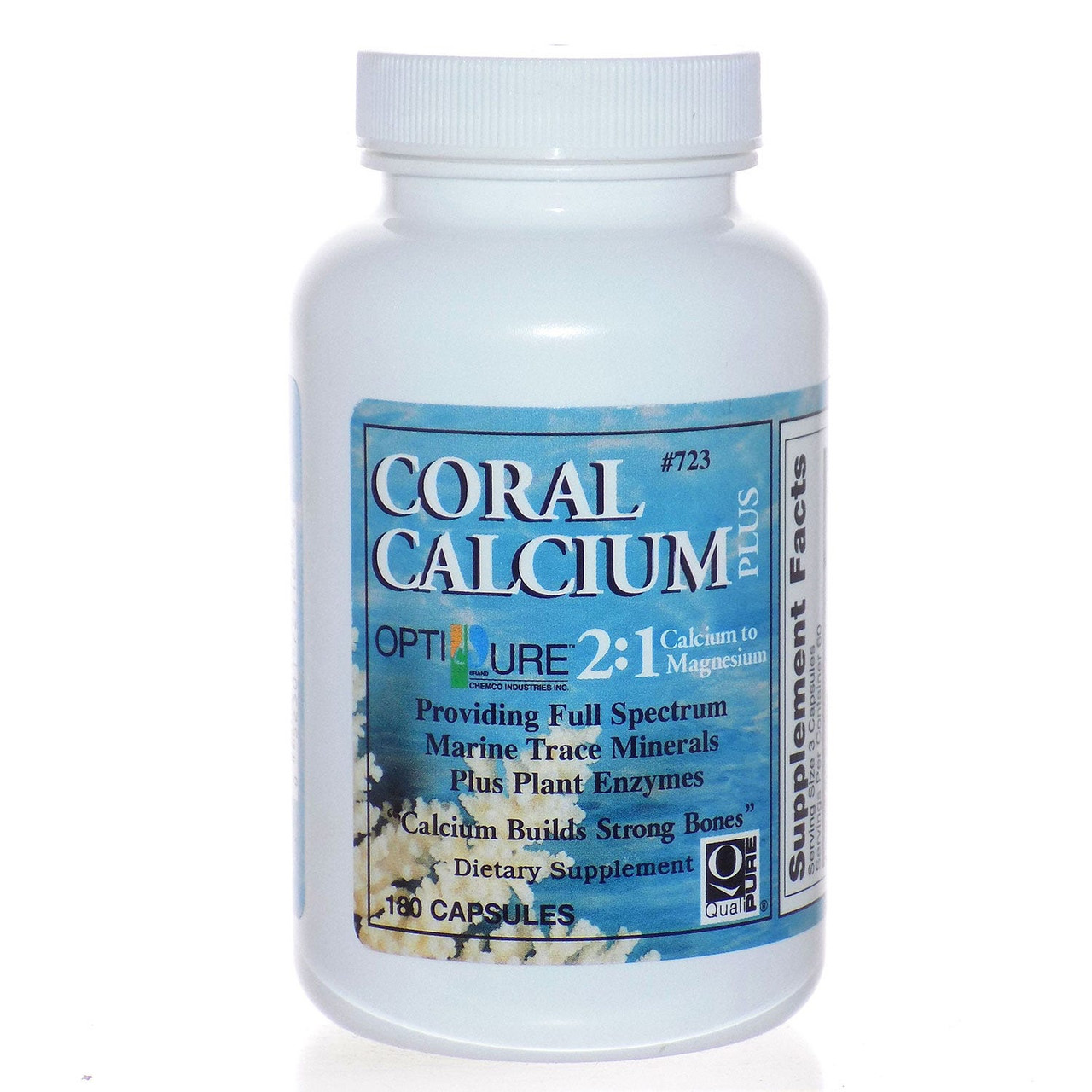 Coral Calcium Plus Capsules - Made in America - 180 Capsules