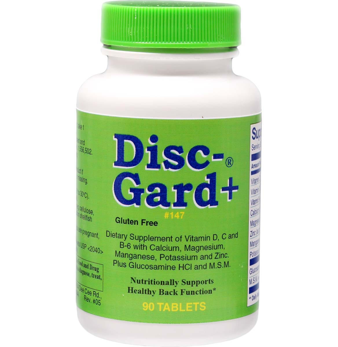 Disc Gard Plus by Dee Cee Labs - Nutritional Support for Disc Problems