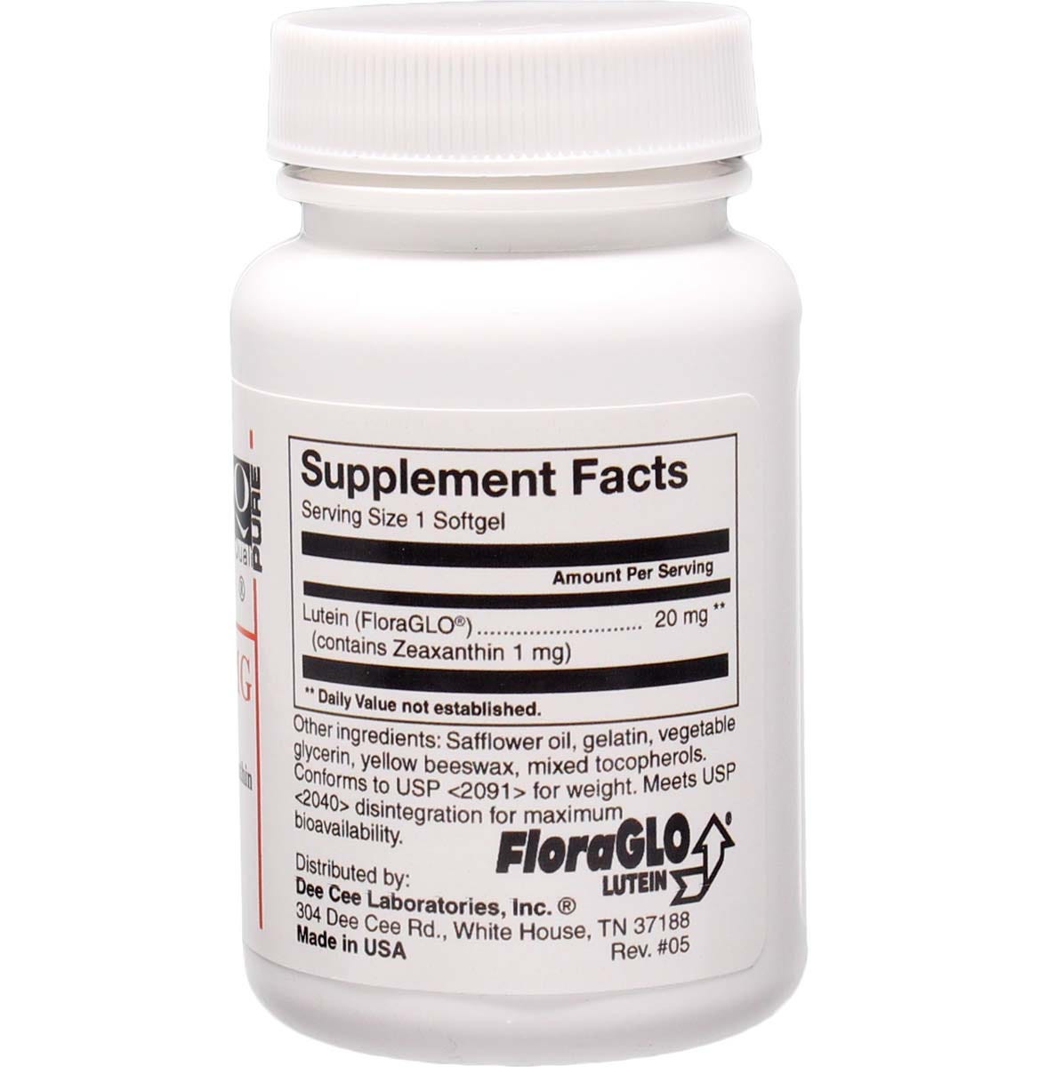 DC Labs Lutein 20 mg FloraGLO