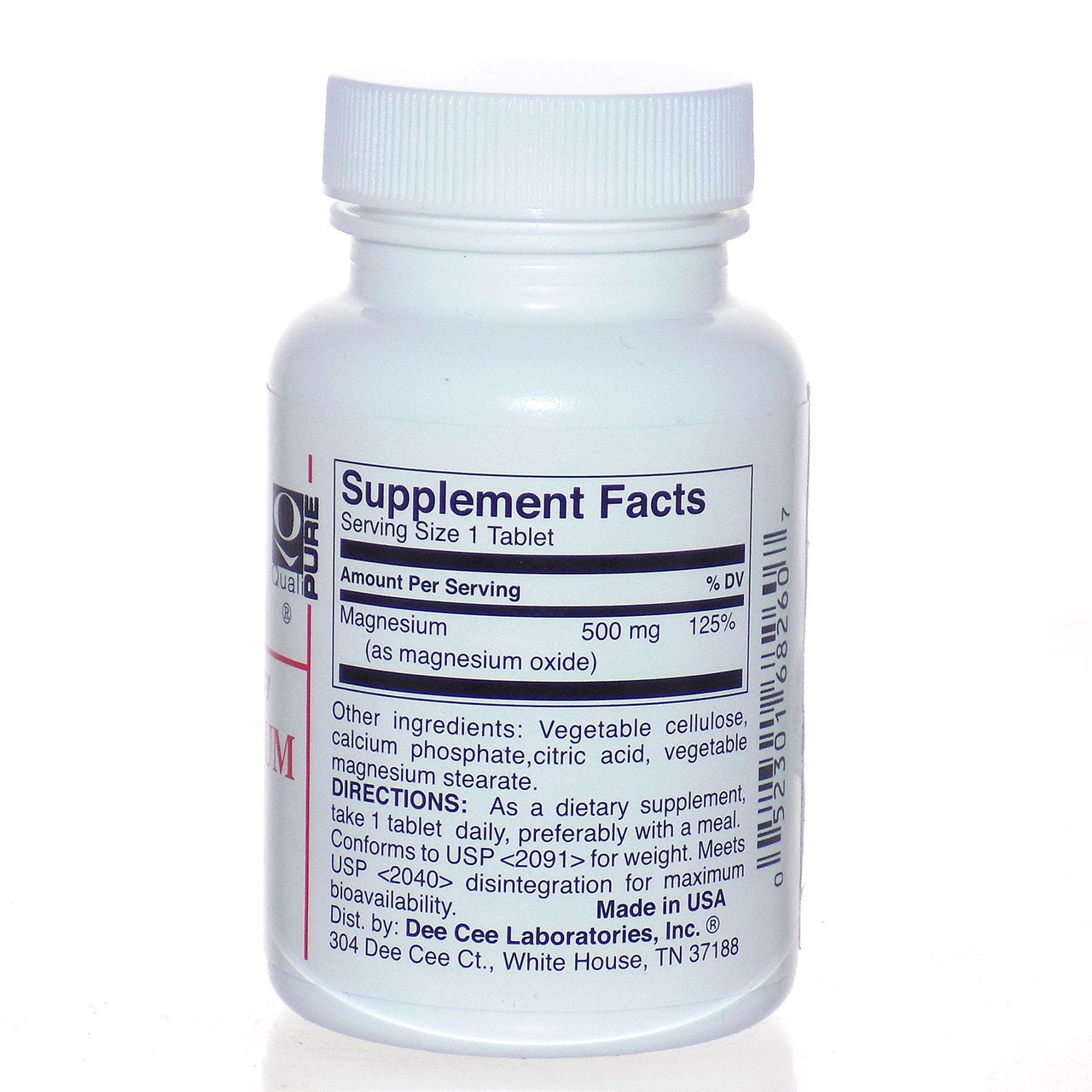 Dee Cee Labs Magnesium (Super Potency 500 mg) - On Sale