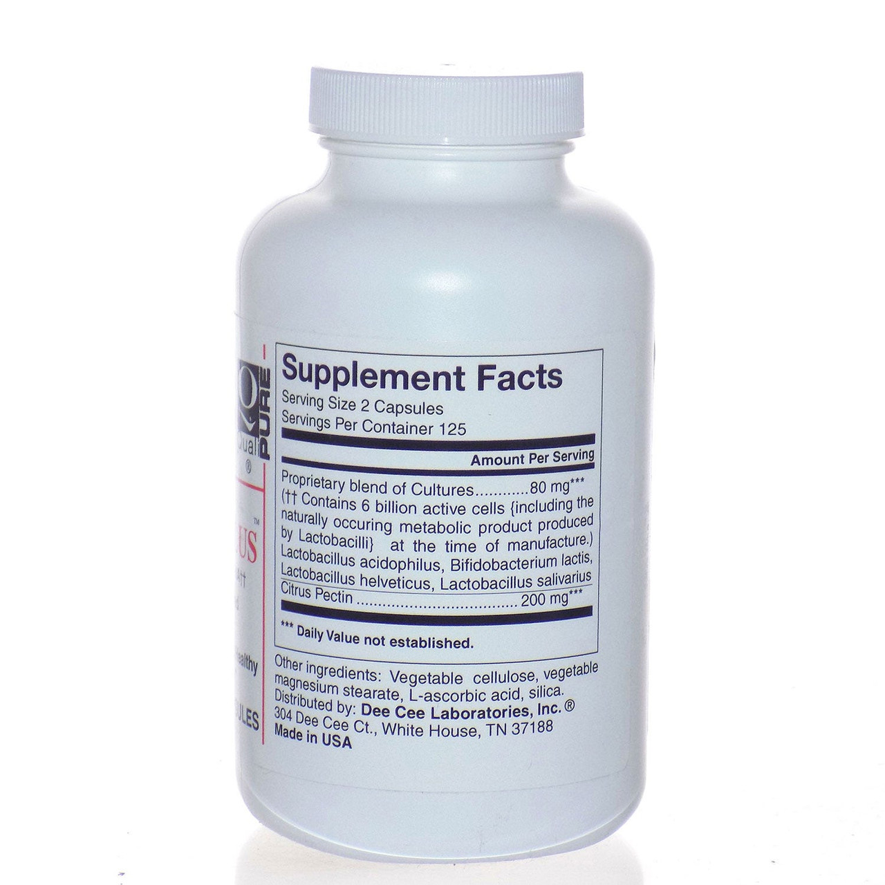 Acidophilus Lactobacillus Probiotic - Natural Probiotic Supplement