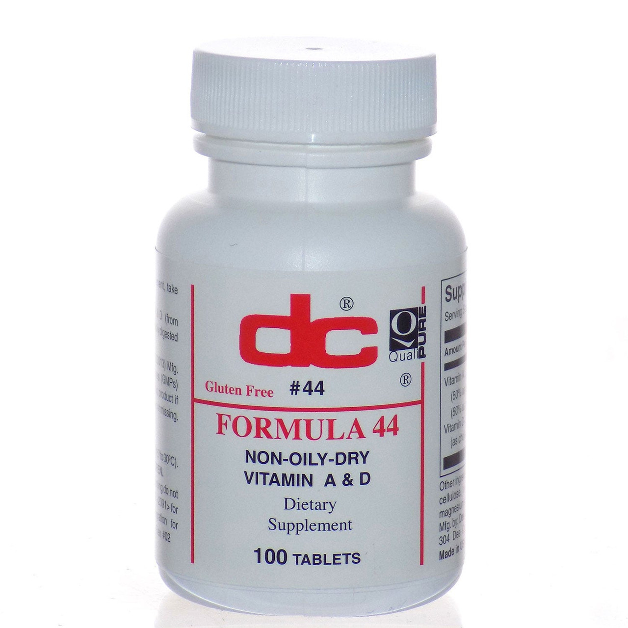Dee Cee Labs Formula 44 - Non-Oily Dry Vitamin A & D