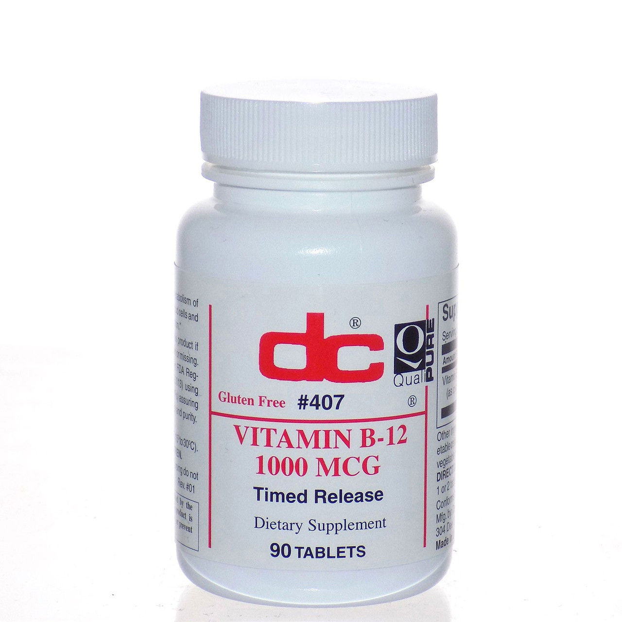 Dee Cee Labs Vitamin B12 - Timed Release Vitamin B12 Supplement