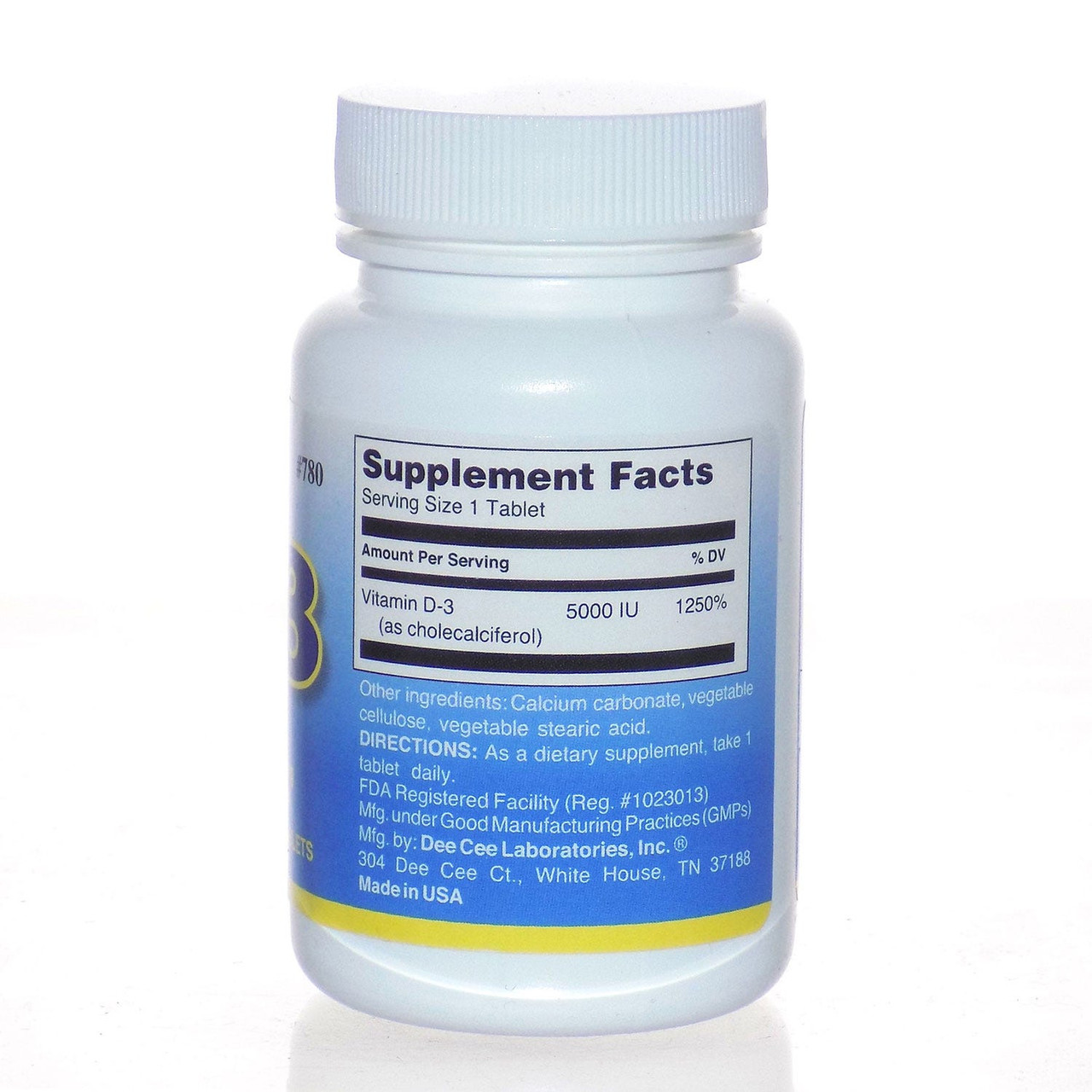 Vitamin D Supplement - Dee Cee Labs Natural Vitamin D