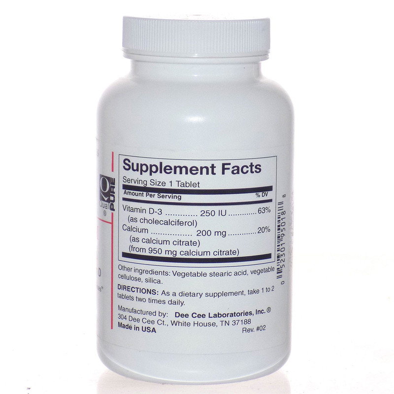 Dee Cee Labs Calcium Citrate Supplement