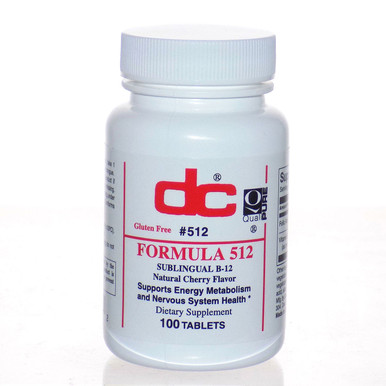 Dee Cee Labs Formula 512 - Sublingual Vitamin B12 Supplement