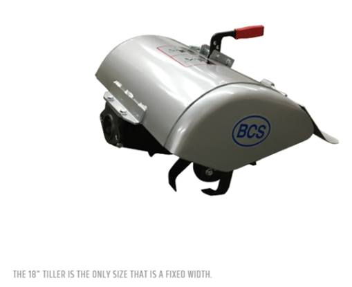 BCS Rear-Tine Tiller 18" (size options) - Purple Mountain Organics