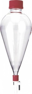GLAS-COL 099A SEP0250 250mL Separatory Funnel with Screw-On Drain ...