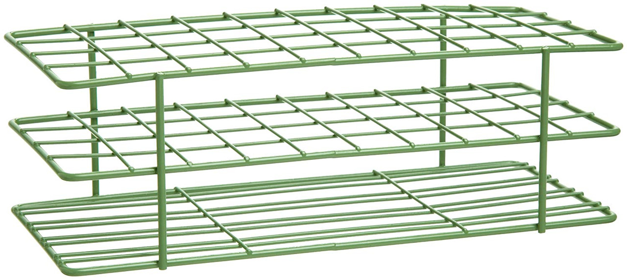 BEL-ART F18762-0000 Poxygrid 40-Place Green Wire Test Tube Rack for 16 ...