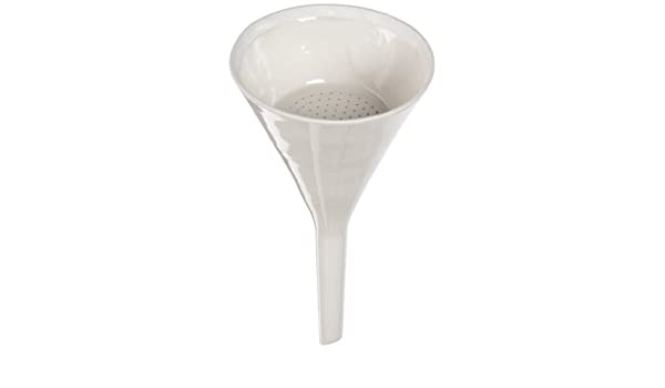 CoorsTek 66298 20mL Porcelain Hirsch Funnel with Fixed Perforated Plate ...